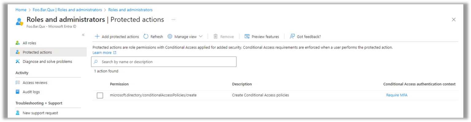 An Introduction to Protected Actions in Conditional Access - Ravenswood ...